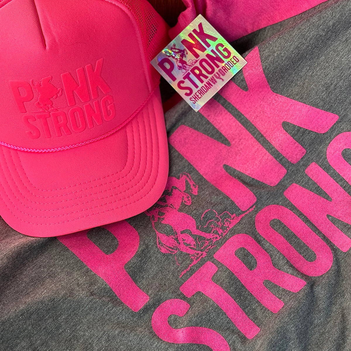 TOUGH ENOUGH TO WEAR PINK – Sheridan WYO Rodeo