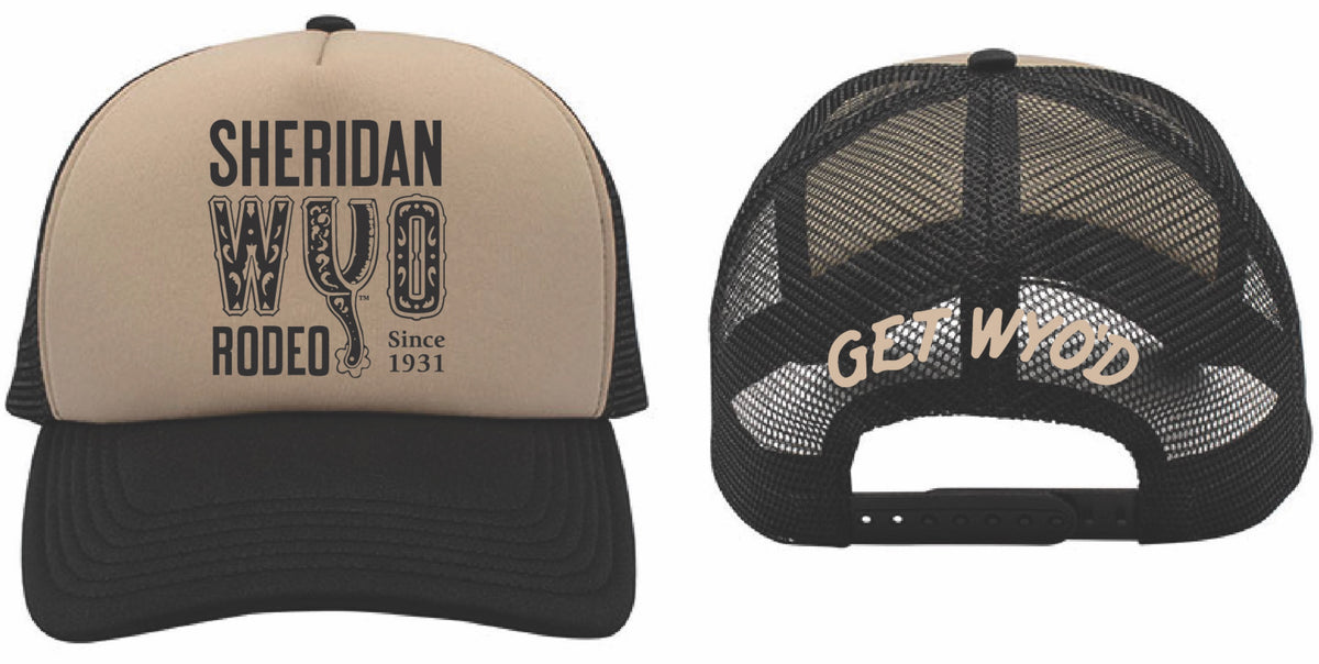 2025 NEW Sheridan WYO Rodeo Foam Trucker Hat