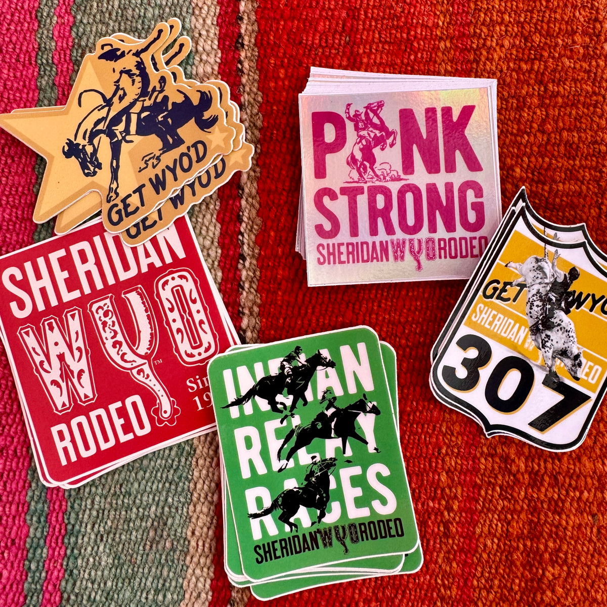 3 for $10 Stickers – Sheridan WYO Rodeo